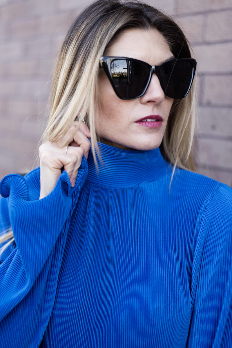 Color-blocking for Spring : Bold Blue Hues
